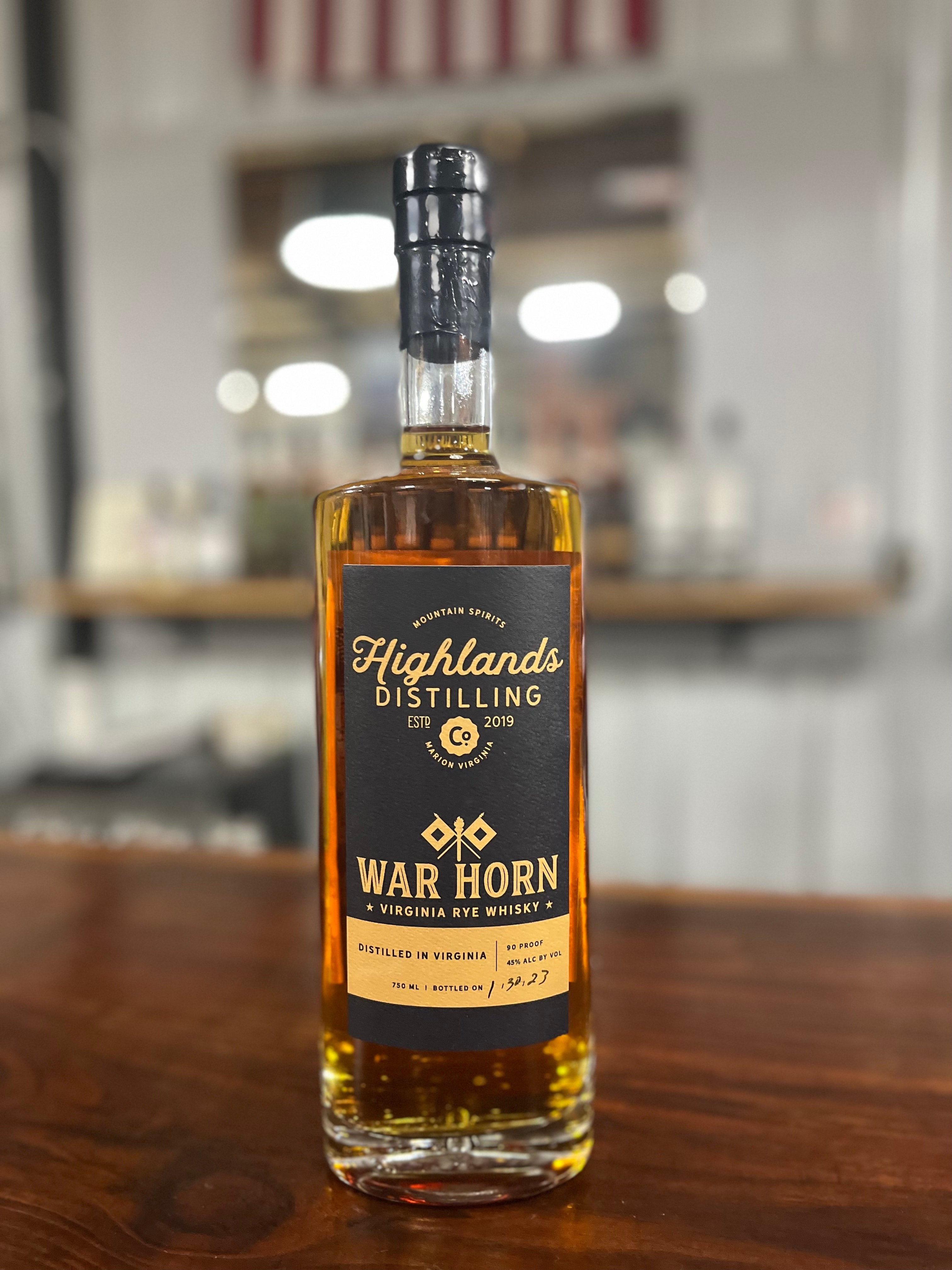 Virginia Rye Whisky | Highlands Distilling Company, LLC